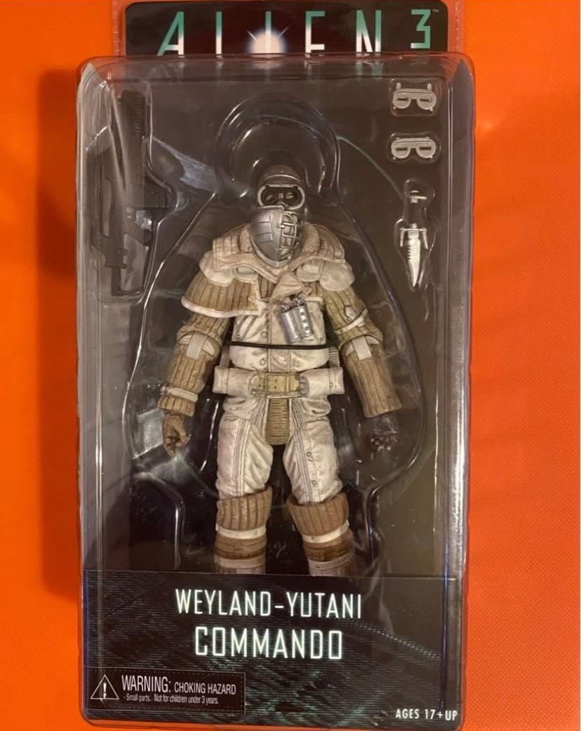 ALIEN 3 Weyland - Yutani Commando (NECA) Figure 1/12 scale, 興趣及遊戲, 玩具 ...
