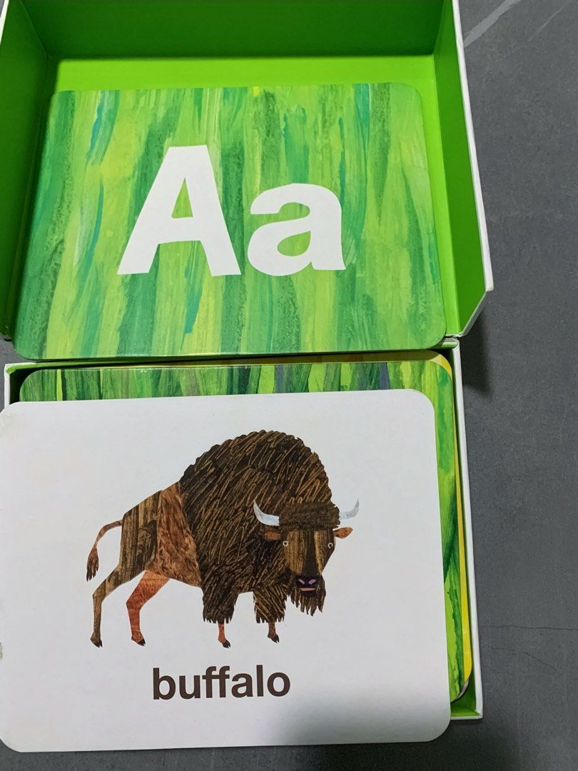 Alphabet Flashcards (The very hungry Caterpillar), Babies & Kids ...