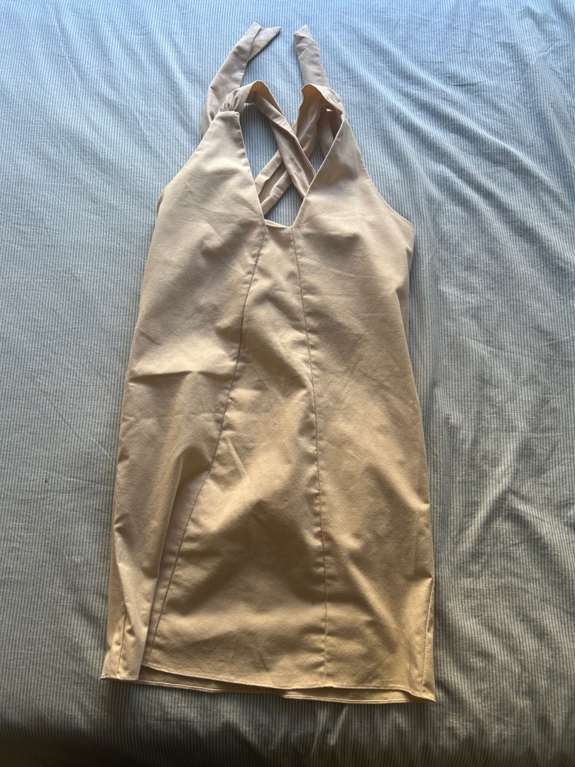 Anika Marley Dress Dark Oat, Women's Fashion, Dresses & Sets, Dresses ...