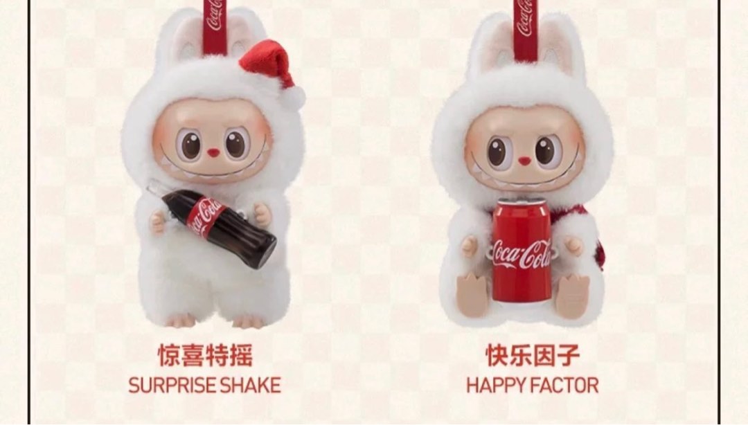 Authentic Popmart Labubu the monster coke Coca Cola series vinyl face ...