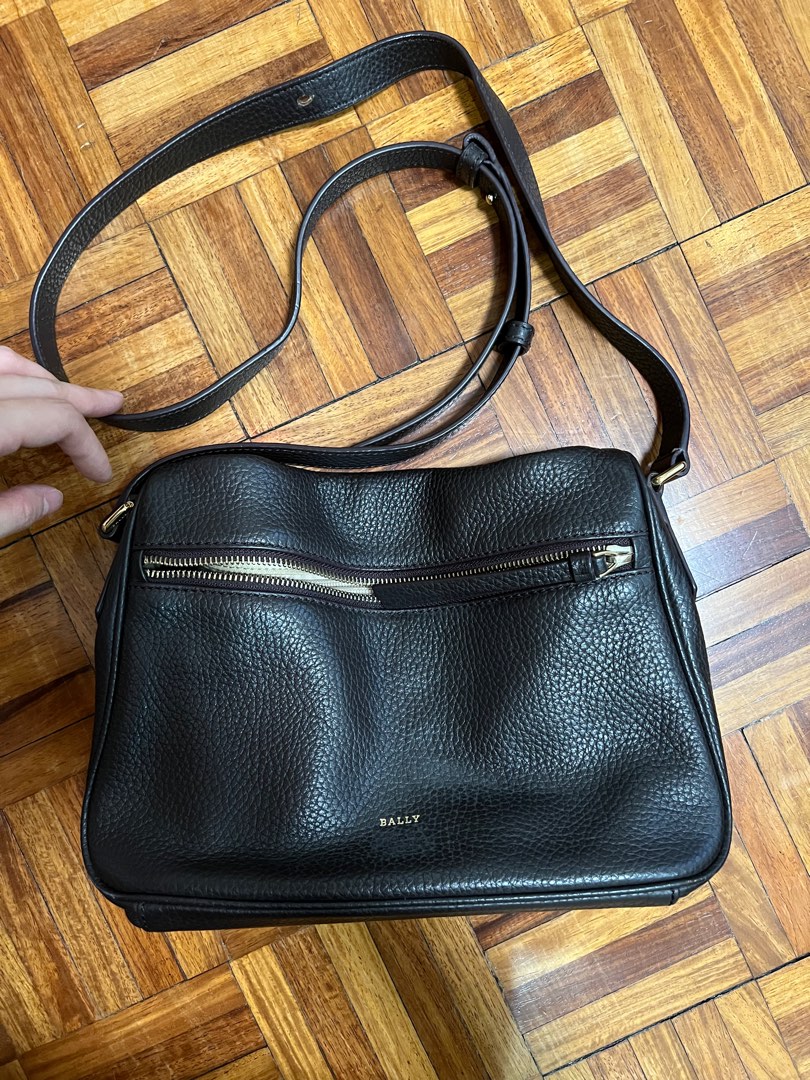 Bally Crossbody Original Bag Dark Brown, Women's Fashion, Bags ...