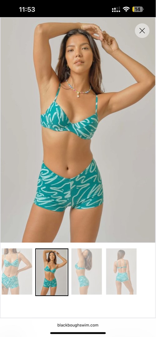 Black Bough Jaden Set in Coastal (XL), Women's Fashion, Swimwear, Bikinis & Swimsuits on Carousell
