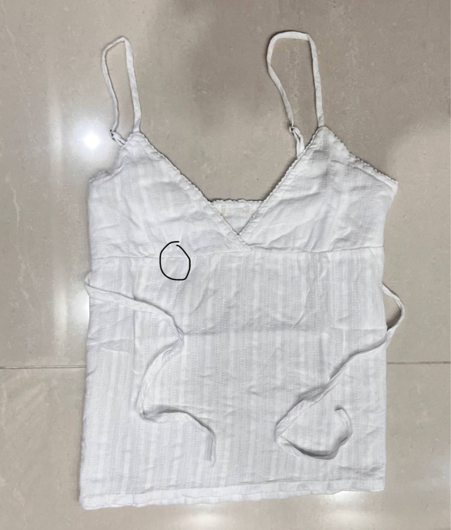 Brandy Melville Edith Pointelle tank, Women's Fashion, Tops, Sleeveless ...