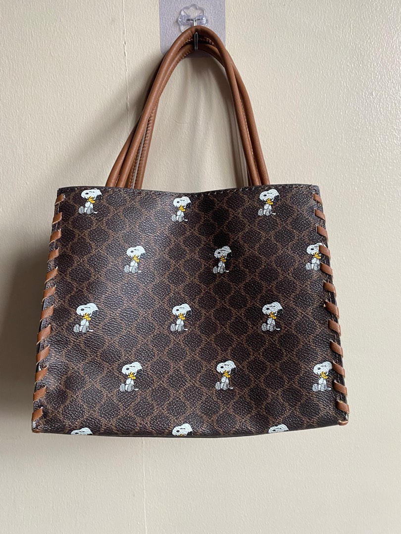 Brown Snoopy Peanuts Handbag, Women's Fashion, Bags & Wallets, Purses ...