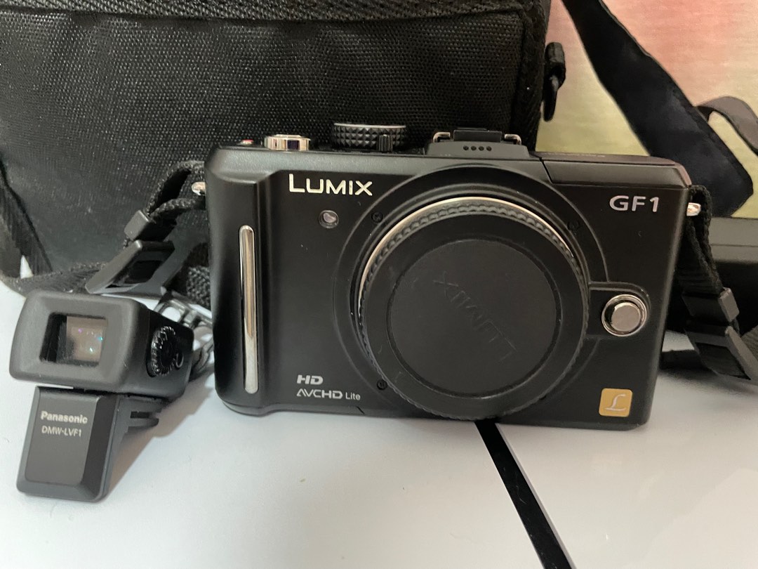 Bundle: Panasonic LUMIX GF1 with LVF1 viewfinder, Photography, Cameras ...