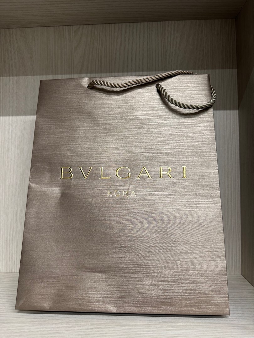 Bvlgari authentic packaging bag & HongKong product booklet, Women's ...