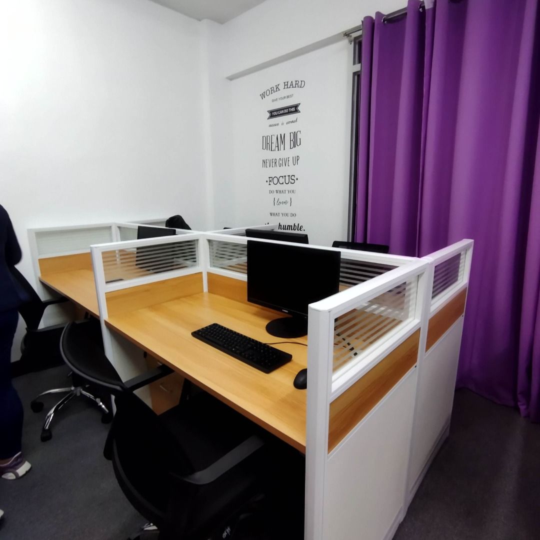 CALL CENTER WORKSTATION CUBICLES OFFICE PARTITION, Furniture & Home ...