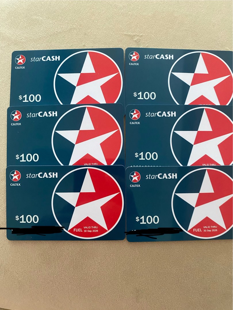 Caltex Star cash card voucher, Tickets & Vouchers, Vouchers on Carousell