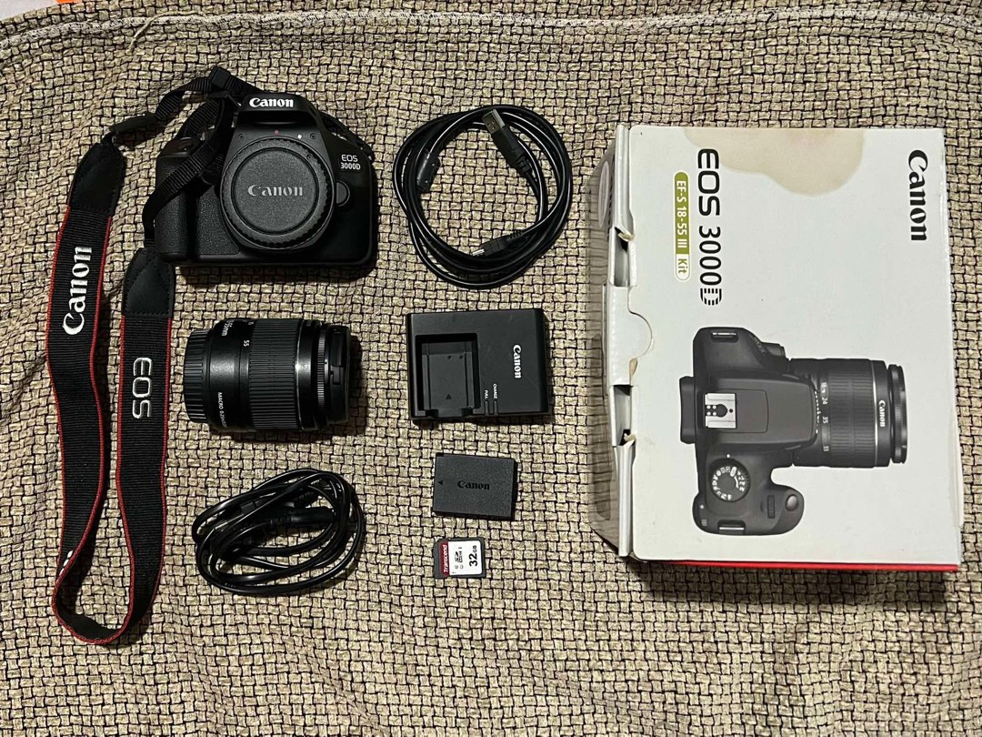 Canon Eos 3000D, Photography, Cameras on Carousell