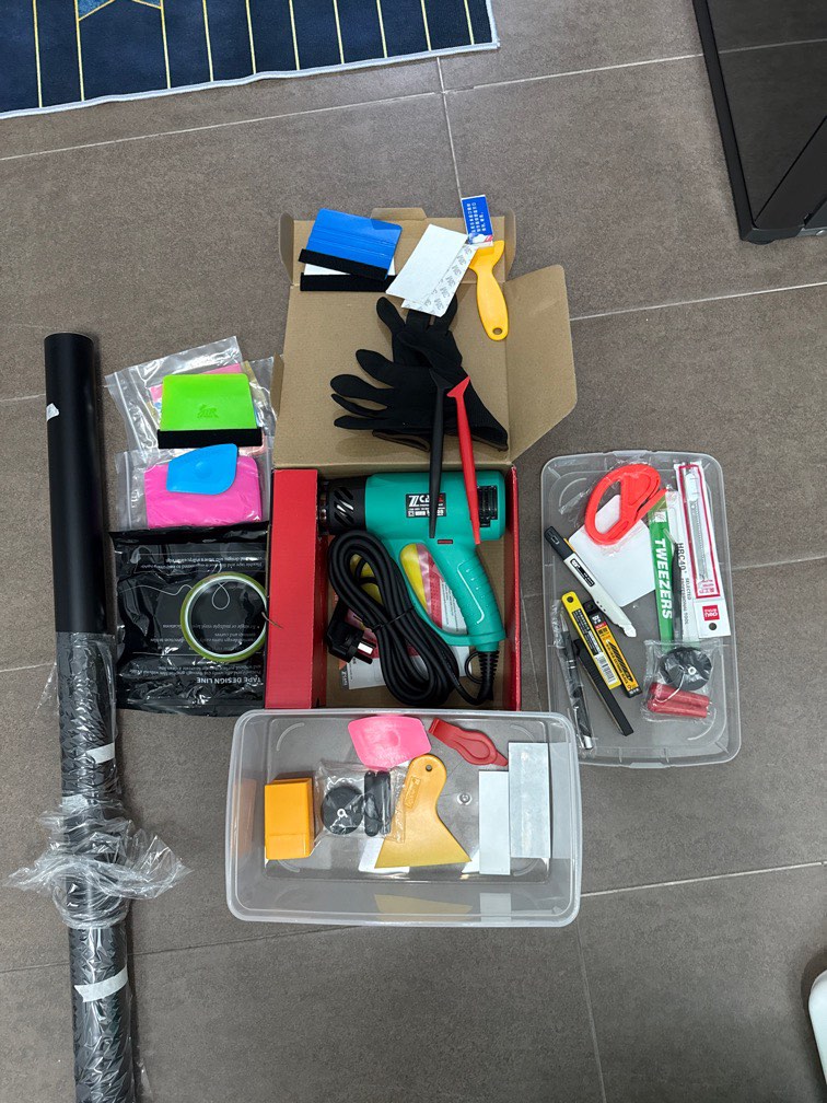 Car wrap starter kit, Car Accessories, Accessories on Carousell