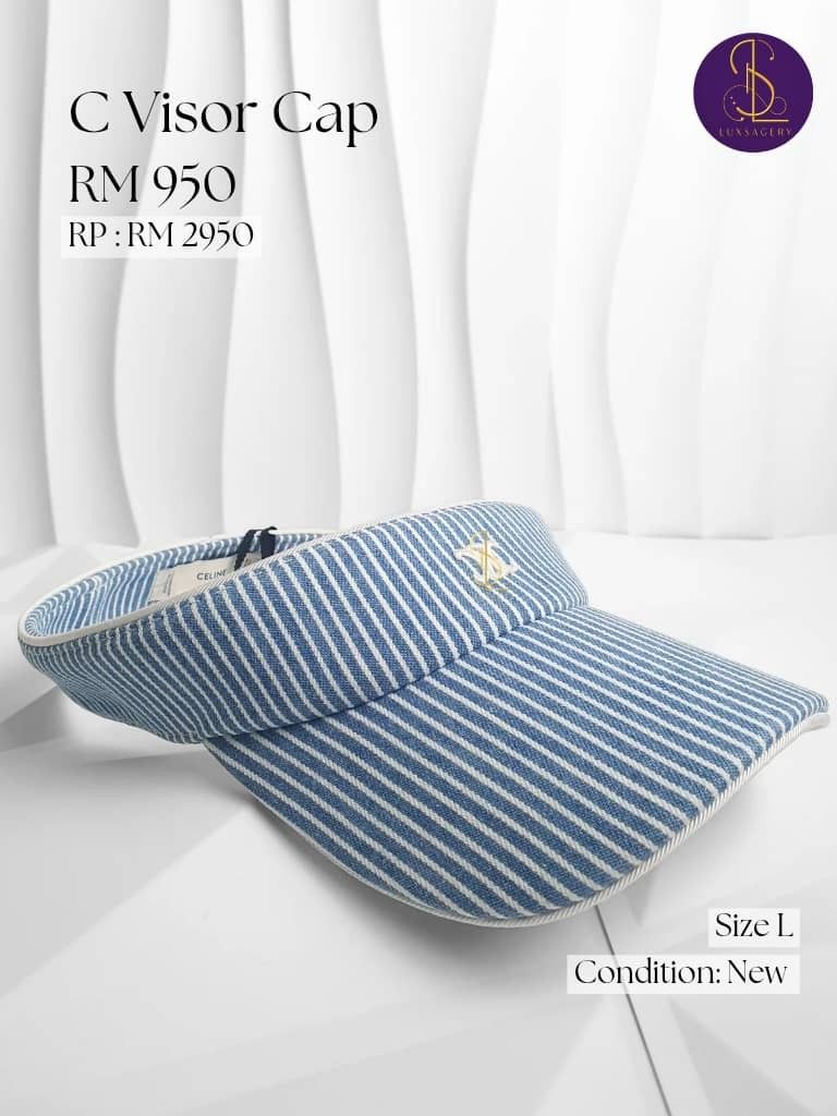 Celine Visor Cap, Luxury, Accessories on Carousell