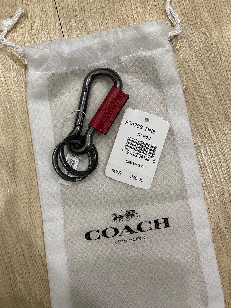 COACH CARABINER KEY, Women's Fashion, Watches & Accessories, Other ...