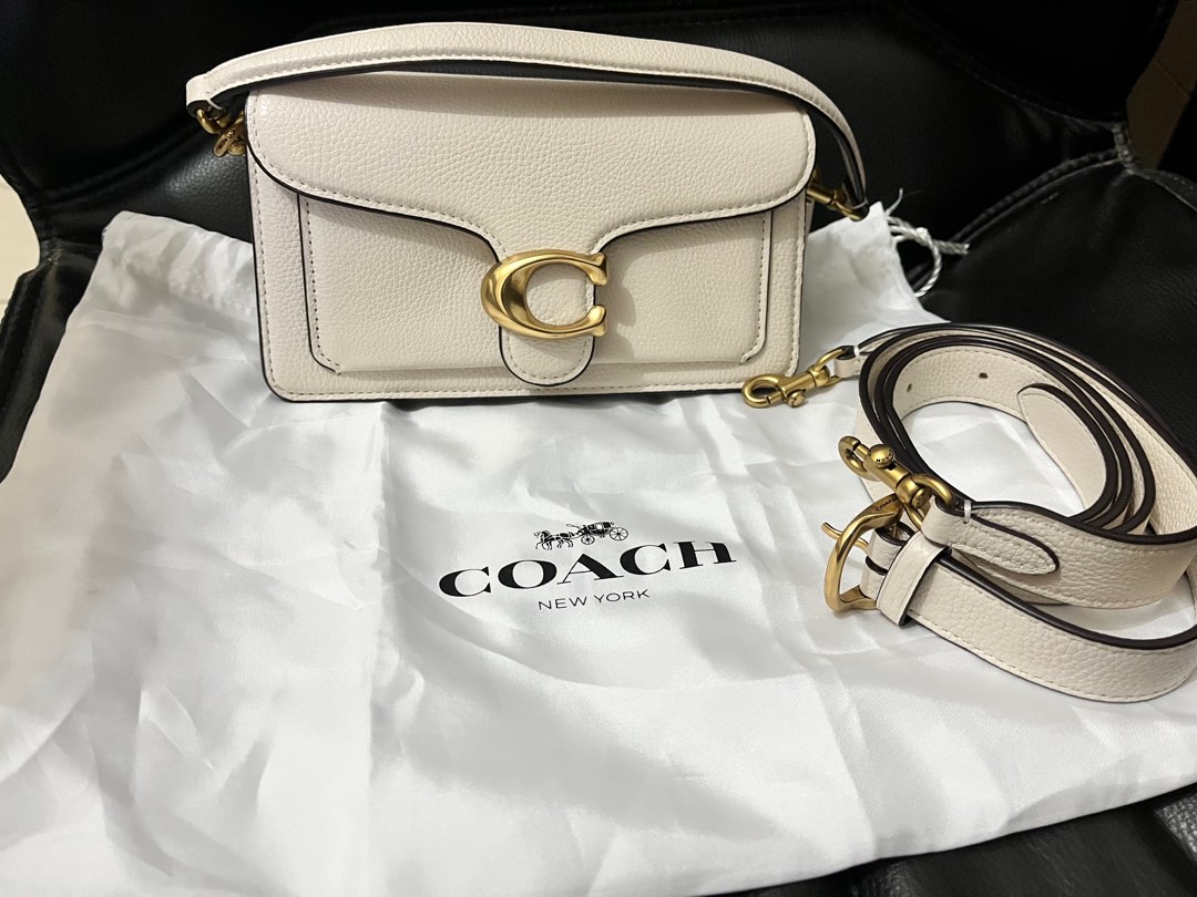 LIKE NEW Coach tabby 20 white chalk gen 2 newest authentic bukan reject ...