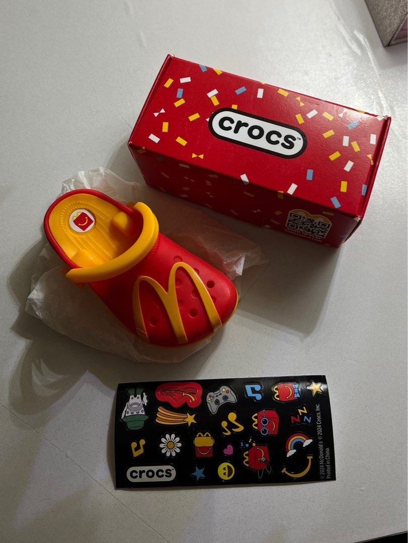 crocs mcdonalds mcdo happy meal keychain, Hobbies & Toys, Toys & Games ...