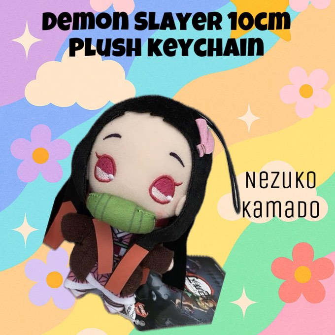 Nezuko Kamado Demon Slayer Plush Keychain, Hobbies & Toys, Toys & Games ...