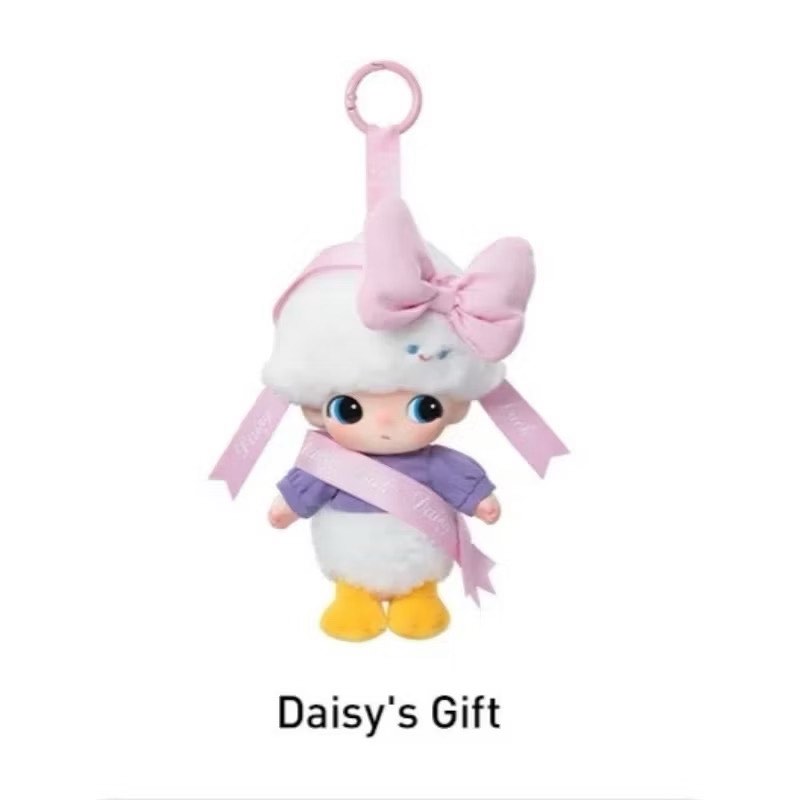 Dimoo Daisy popmart pendant plush keychain vinyl face blind box ...