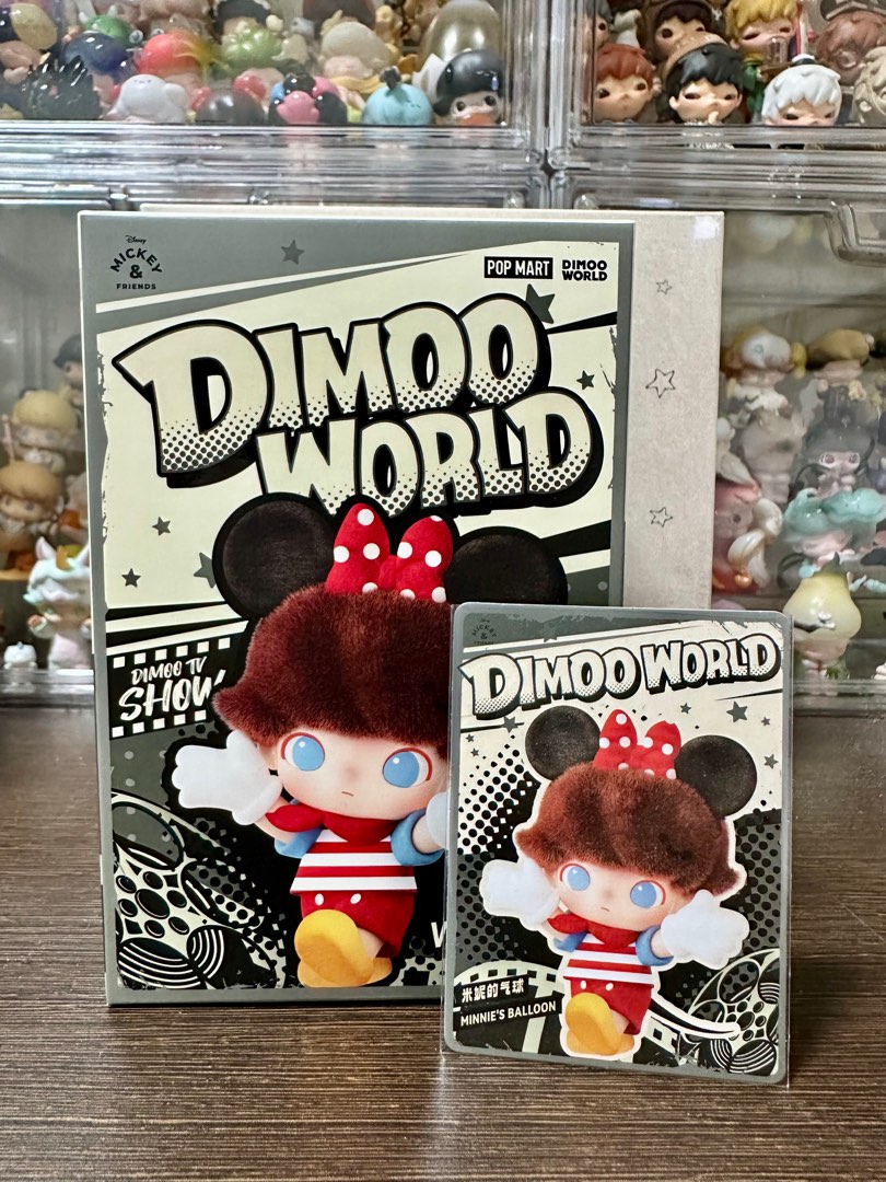 DIMOO WORLD × DISNEY Series-Vinyl Plush Pendant - Minnie’s Balloon ...