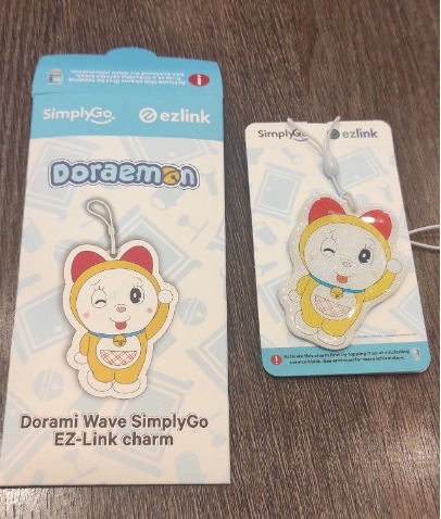 Dorami Wave SimplyGo EZ-Link charm, Hobbies & Toys, Travel, Travel ...