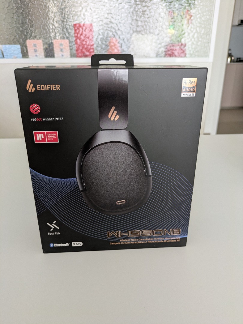 Edifier WH950NB Wireless Bluetooth Noise Cancelling Headphones Hi-Res ...