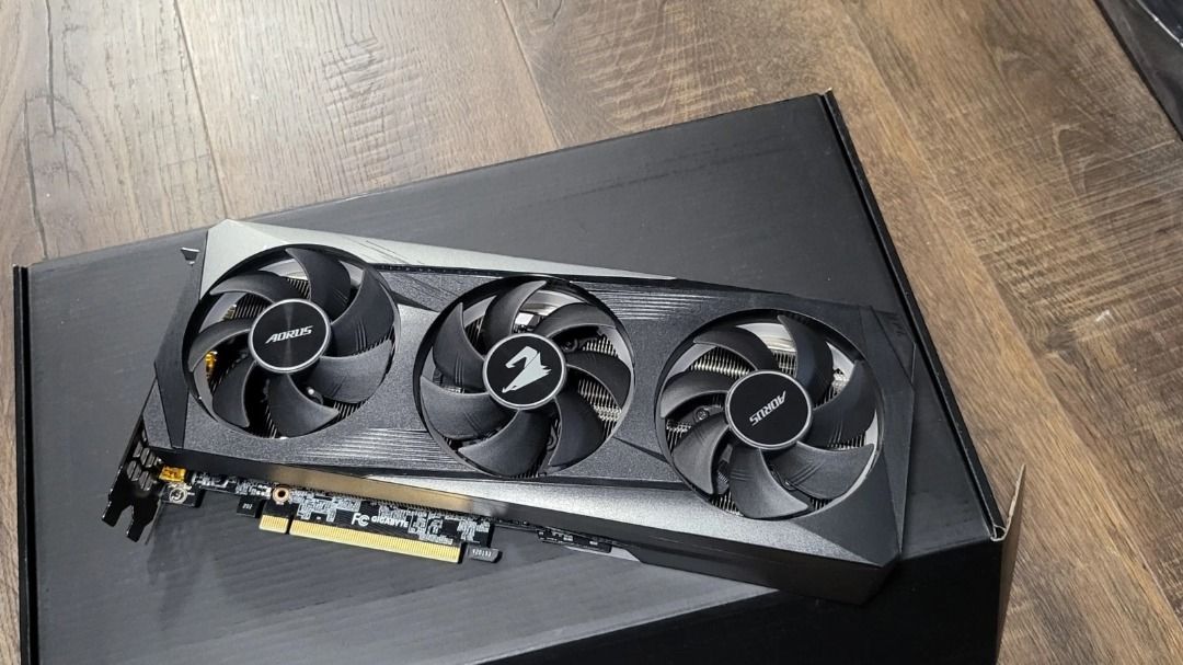 GIGABYTE RTX 3060 TI 8GB AORUS ELITE GPU 顯示卡 Video Card AI DeepSeek OpenAI ChatGPT Video ...