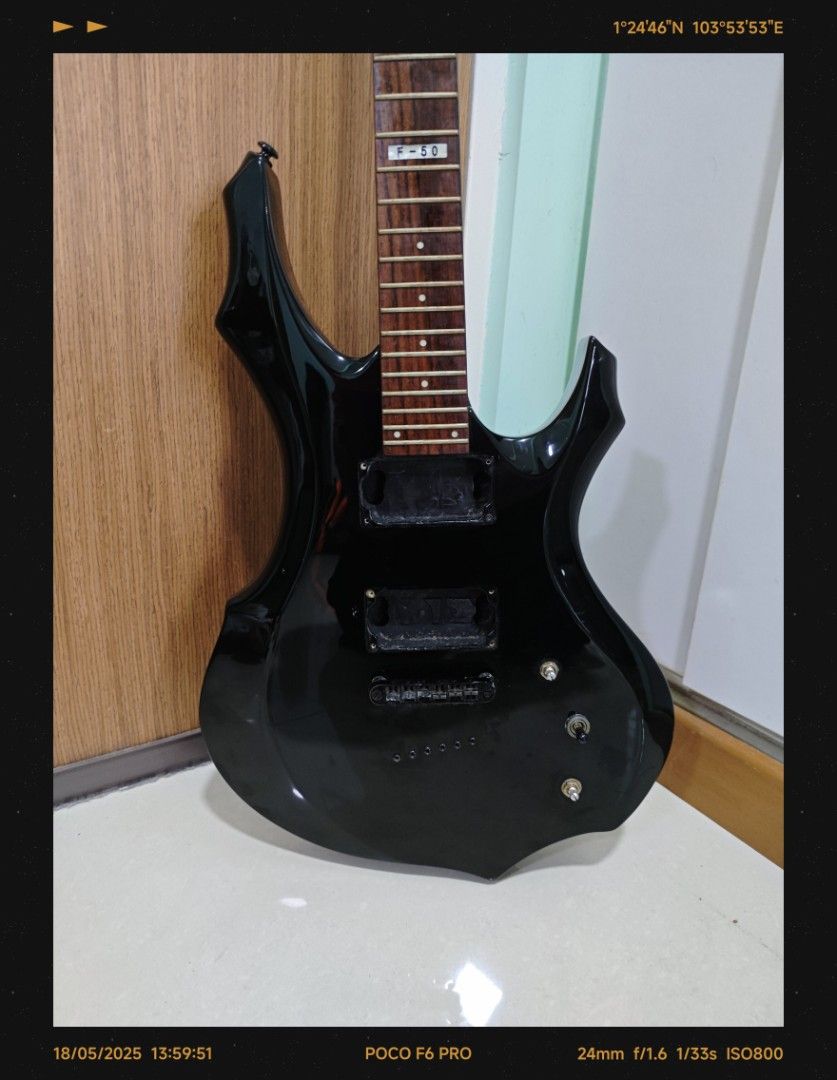 ESP LTD F50 Guitar Project, Hobbies & Toys, Music & Media, Musical ...