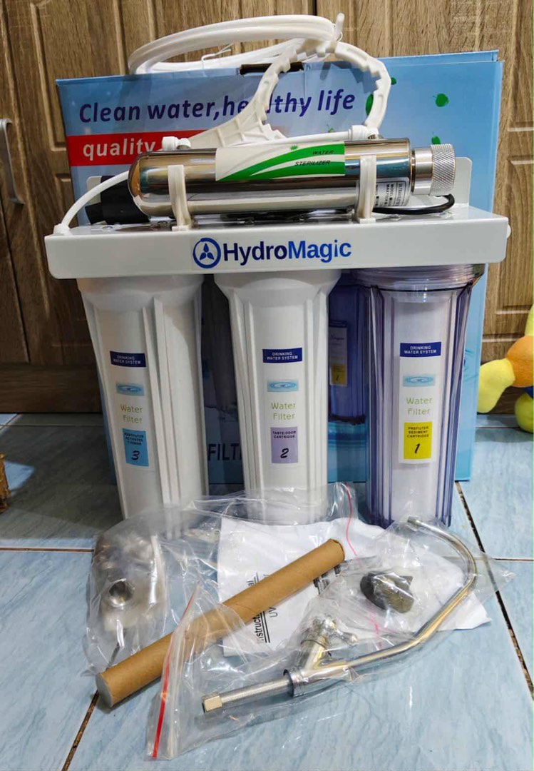 HYDROMAGIC 4 STAGES WATER PURIFIER (with UV LIGHT), Furniture & Home Living, Bathroom & Kitchen ...