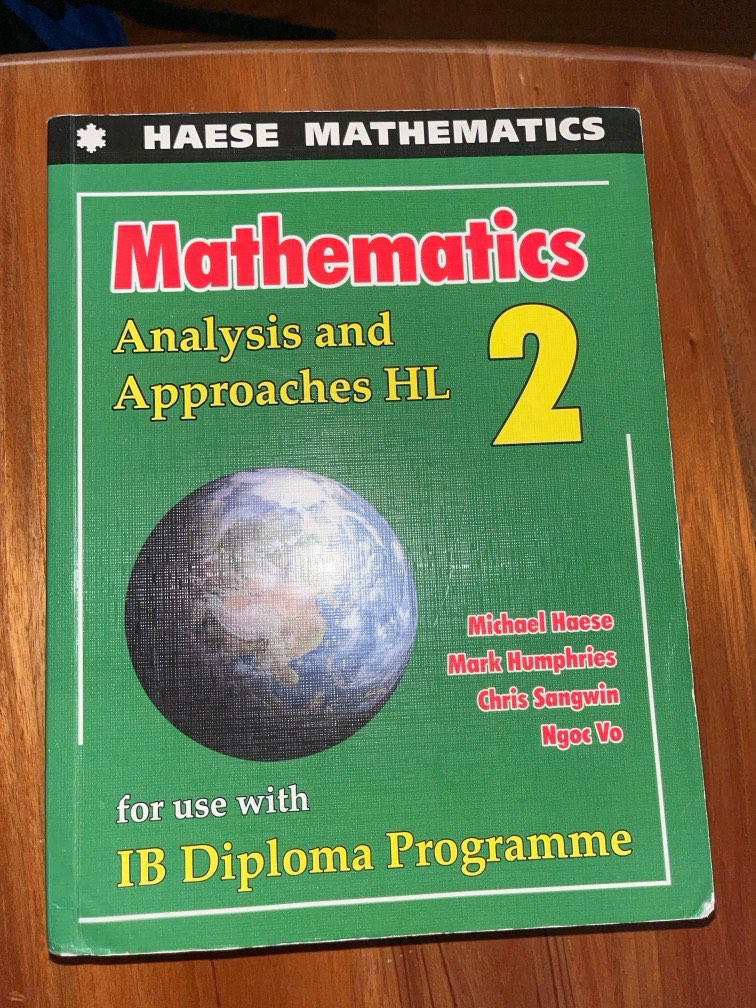 IB Maths Analysis & Approaches HL Haese, Hobbies & Toys, Books ...