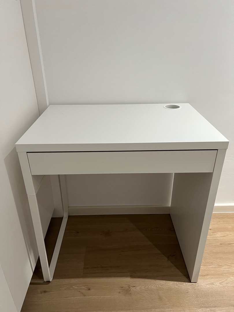 Ikea Micke Desk, 73x50 cm, Furniture & Home Living, Furniture, Tables ...