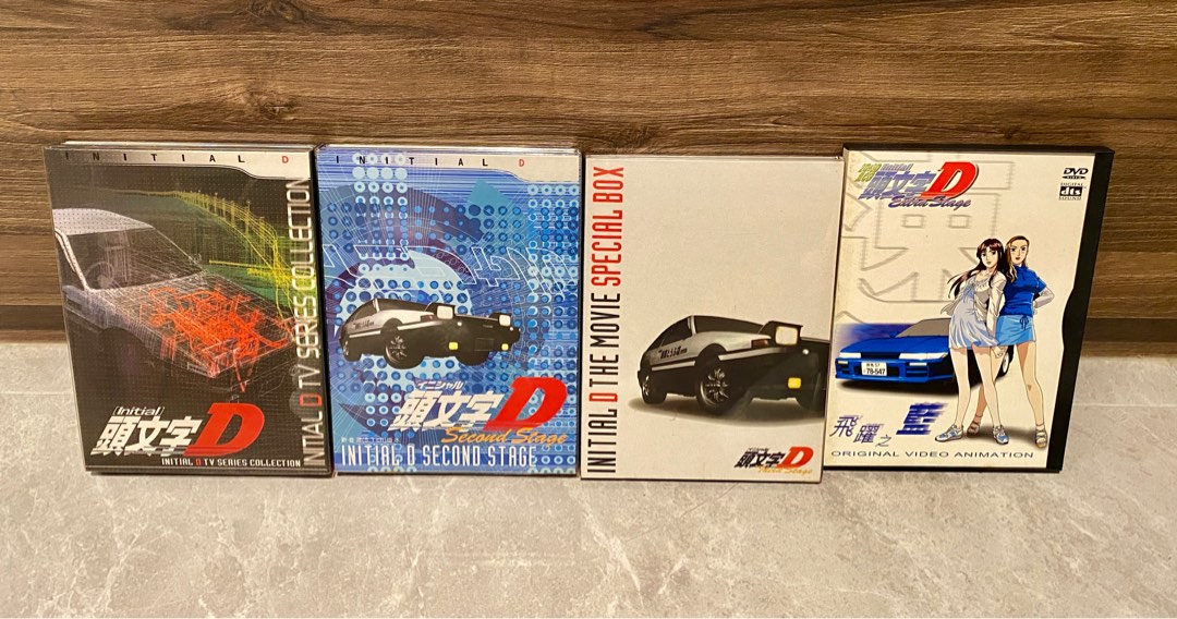 Initial D - DVDs Collection Series, Hobbies & Toys, Music & Media, CDs ...