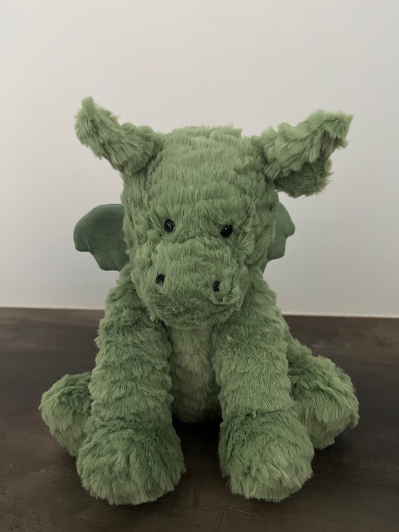 Jellycat Fuddlewuddle Dragon, Hobbies & Toys, Toys & Games on Carousell