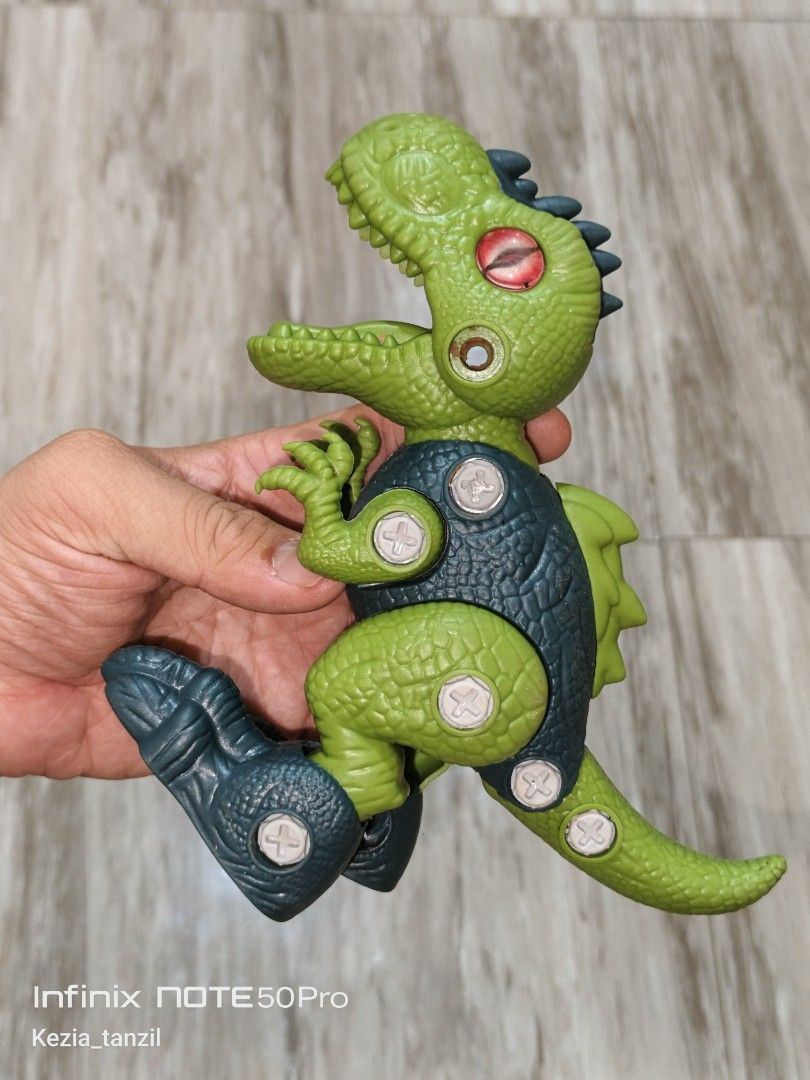 JUALAN ACTION FIGURE FIGUR BONGKAR PASANG DIY DINOSAURUS HEWAN ANIMAL ...
