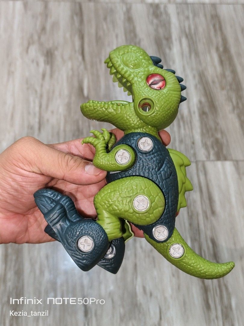 JUALAN ACTION FIGURE FIGUR BONGKAR PASANG DIY DINOSAURUS HEWAN ANIMAL ...