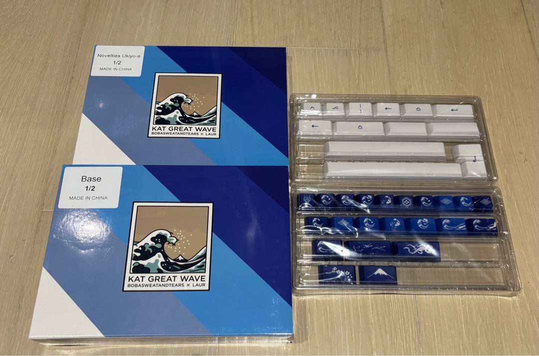 KAT great wave keycaps w/novelties, Computers & Tech, Parts ...