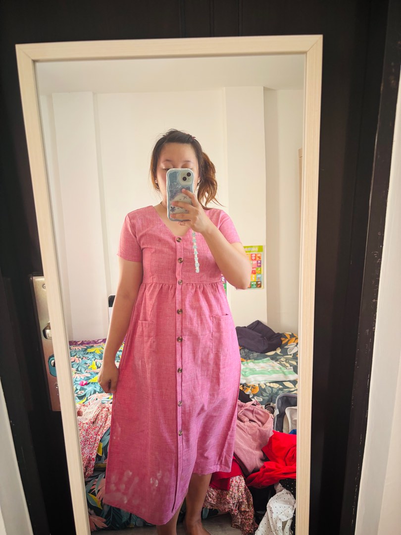 Korean Maxi Dress, Women's Fashion, Dresses & Sets, Dresses on Carousell