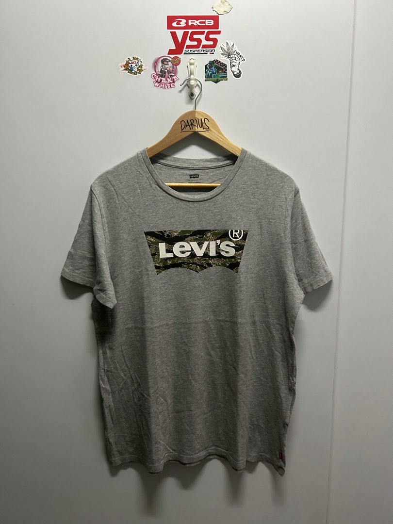 Levis camou, Men's Fashion, Tops & Sets, Tshirts & Polo Shirts on Carousell