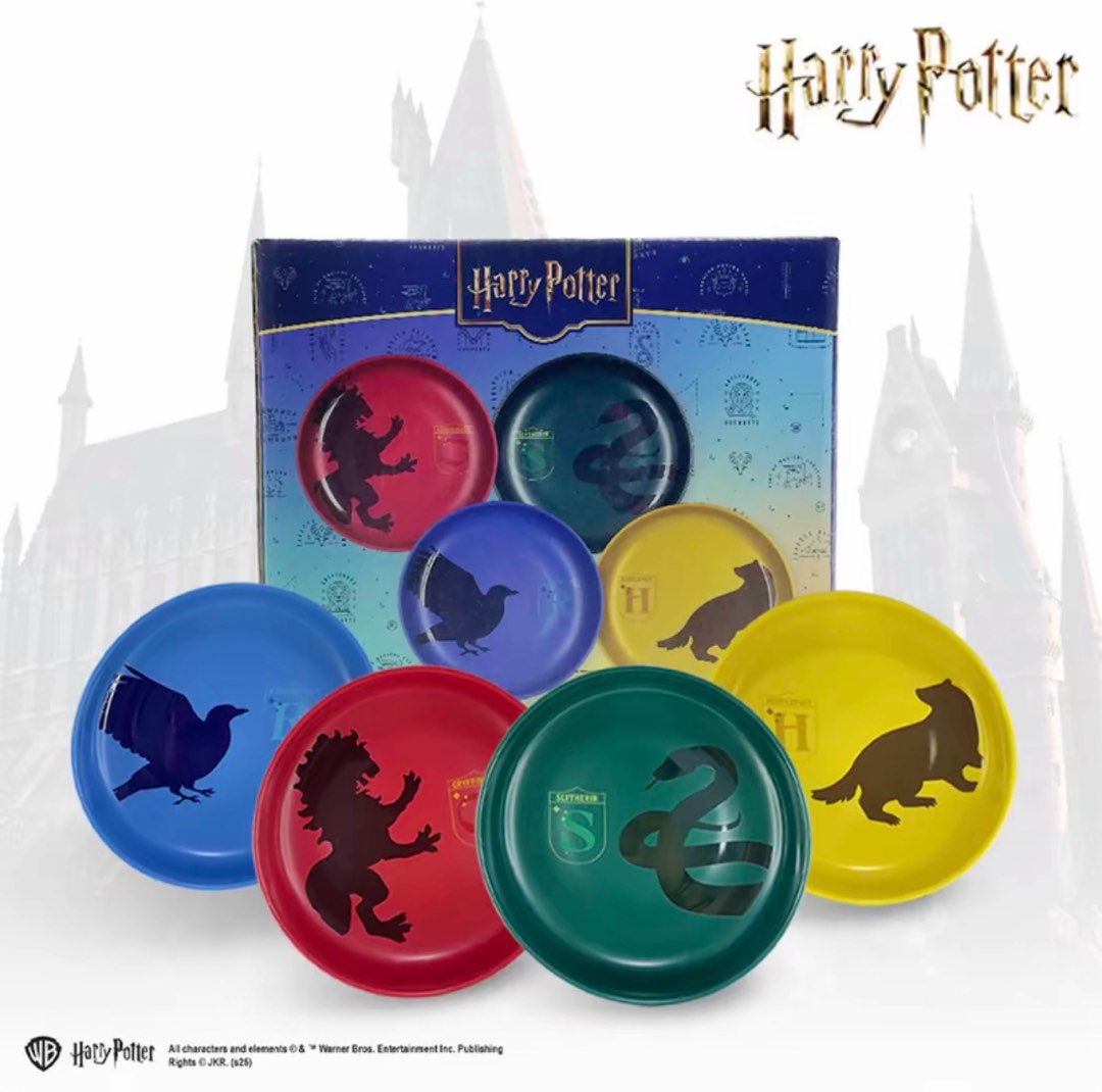 Limited edition Harry Potter inspired plate set, Furniture & Home ...