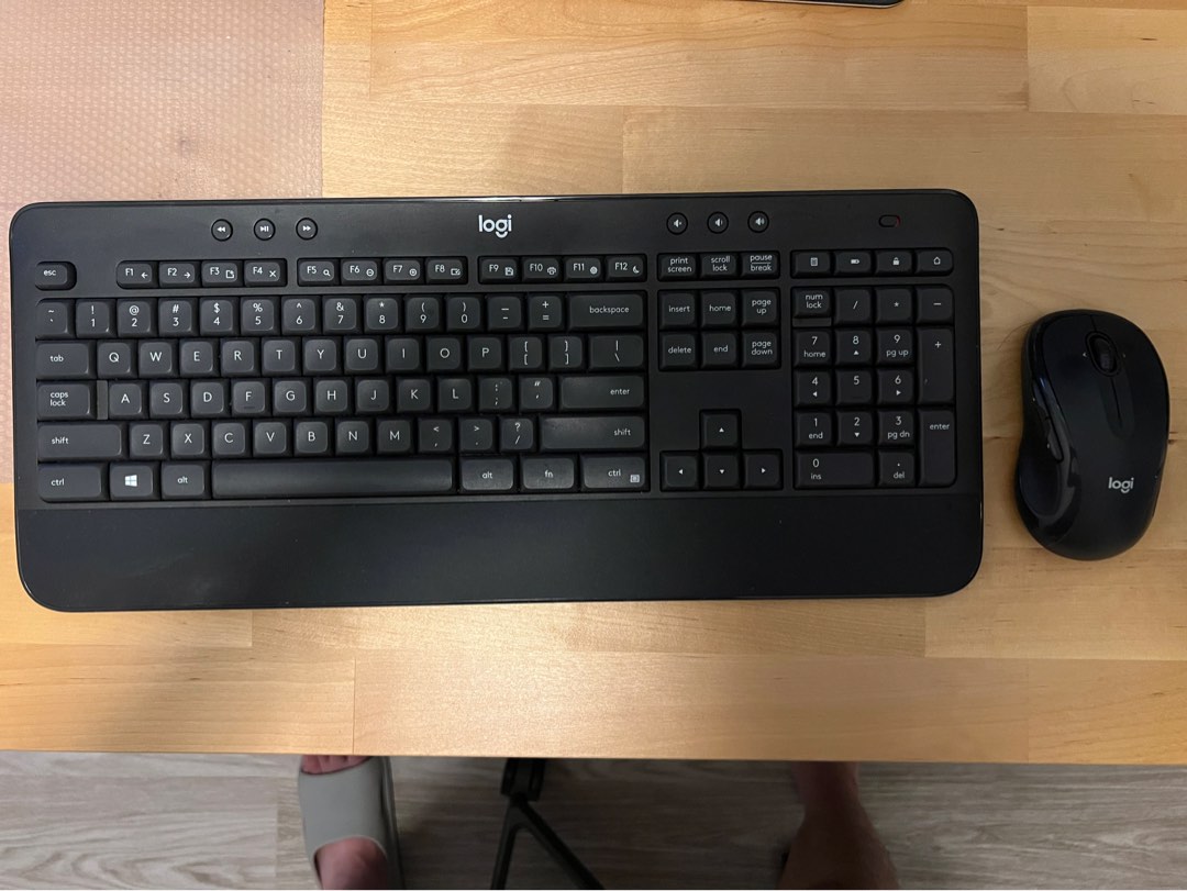 Logitech Keyboard K545 及 Mouse M510, 電腦＆科技, 電腦周邊及配件, 電腦滑鼠及相關產品 - Carousell