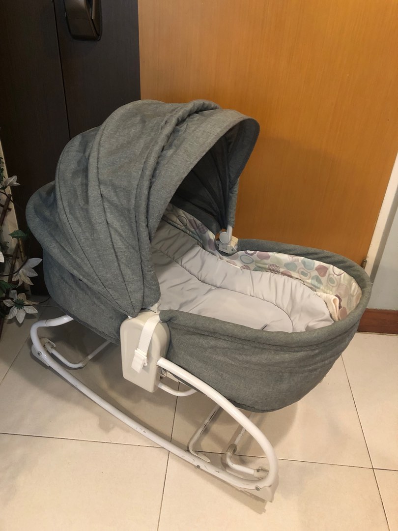 Lucky Baby Musical Bassinet Rocker Multifunction, Babies & Kids, Baby ...