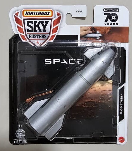 Matchbox 70 Years Sky Busters 2023 - SpaceX Starship, Hobbies & Toys, Toys & Games on Carousell