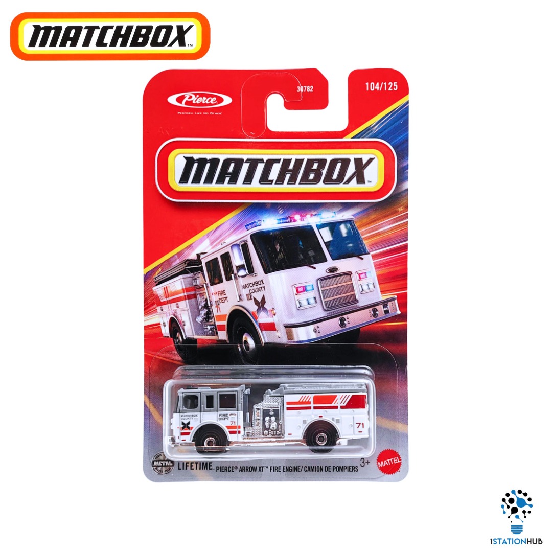Matchbox Pierce Arrow XT Fire Engine Camion De Pompiers Car | MBX ...