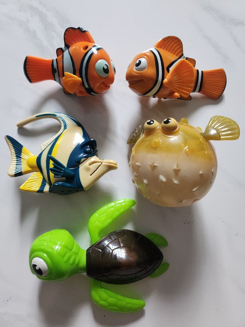 McDonalds Finding Nemo , Nemo , Marlin , Gill , Bloat , Squirt ...