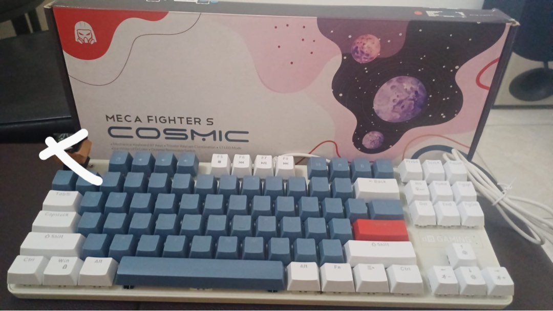Mechanical Keyboard Meca Fighter S Cosmic, Elektronik, Bagian Komputer ...