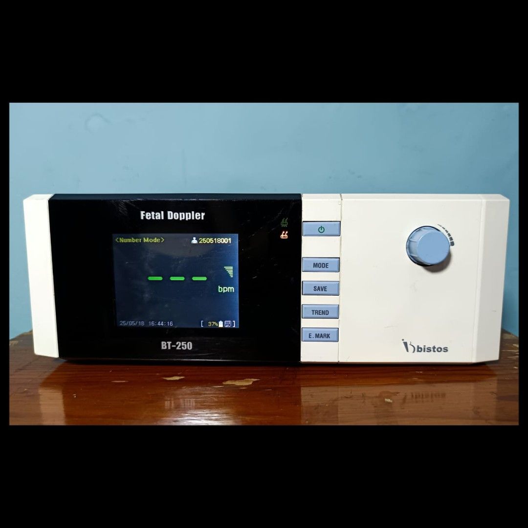 Mesin fetal Doppler bistos BT250 mesin pendeteksi jantung janin, Barang ...