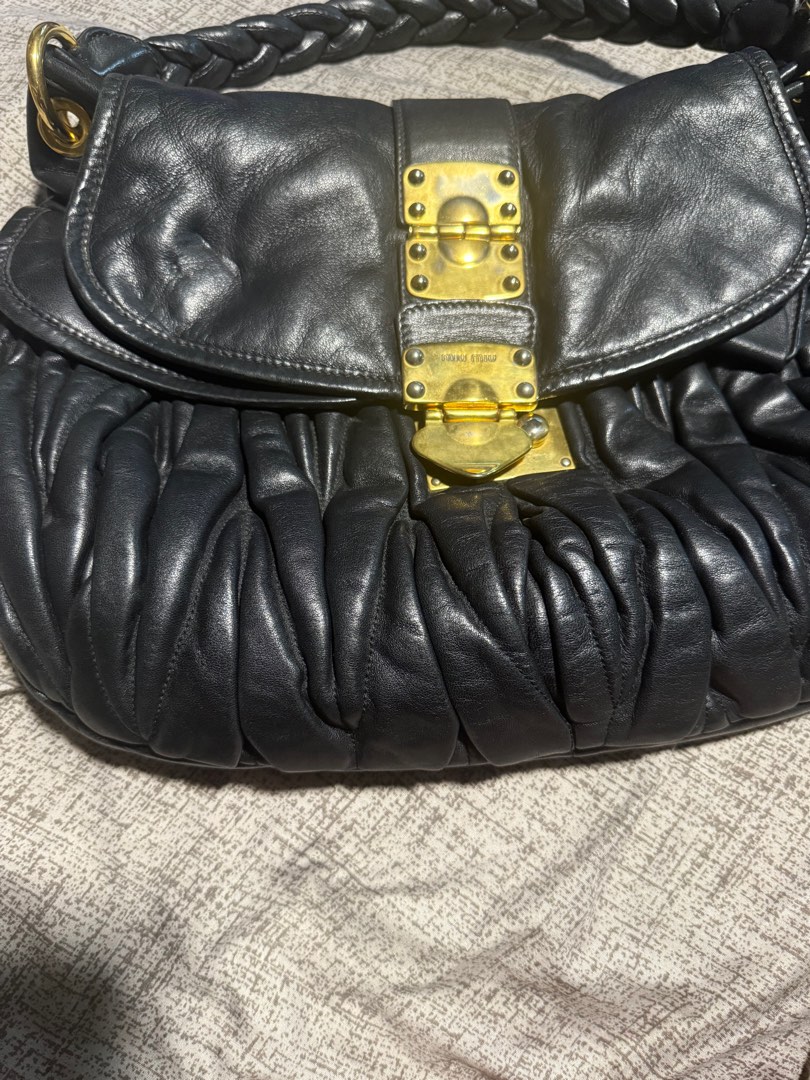 Miu Miu Coffer Bag, Luxury, Bags & Wallets on Carousell