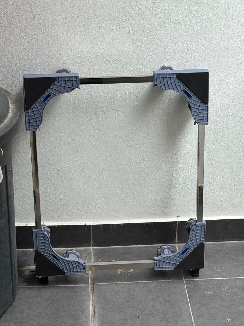 MODOFO Stainless Steel Washing Machine Stand With Wheels Heavy Duty ...