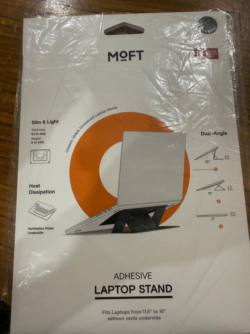 Moft adhesive laptop stand - Space gray, Computers & Tech, Parts & Accessories, Other ...