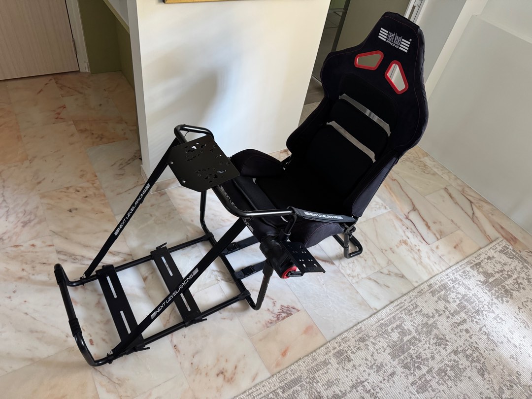 Next level racing GT Lite Pro Folding Cockpit, Video Gaming, Gaming ...