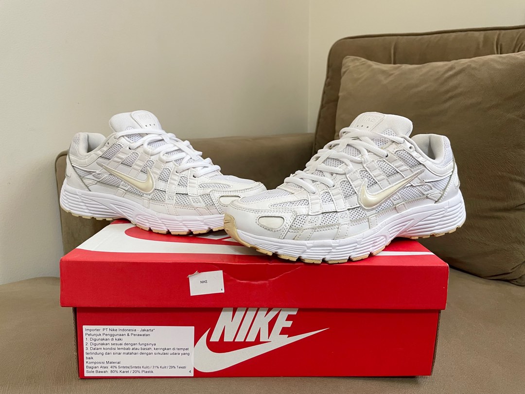 Nike p6000 triple white ORIGINAL 2002r vomero air force max dunk jordan ...