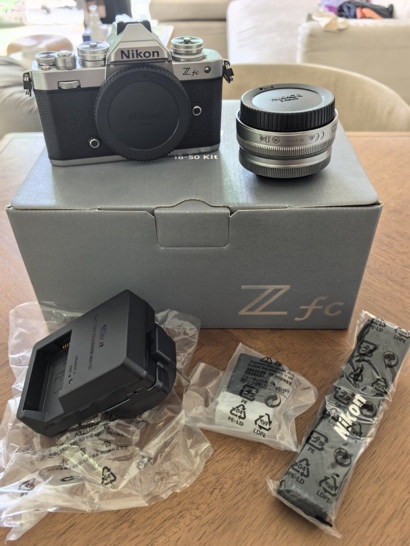 全新 Nikon Zfc 16-50 kit 行貨 有保養, 攝影器材, 鏡頭及裝備 - Carousell