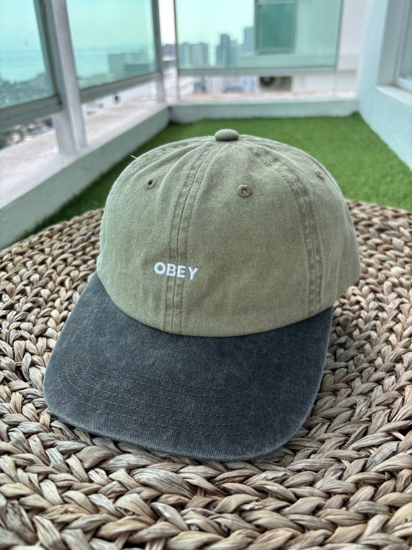 OBEY Bold 2-Tone Hat cap topi, Men's Fashion, Watches & Accessories ...